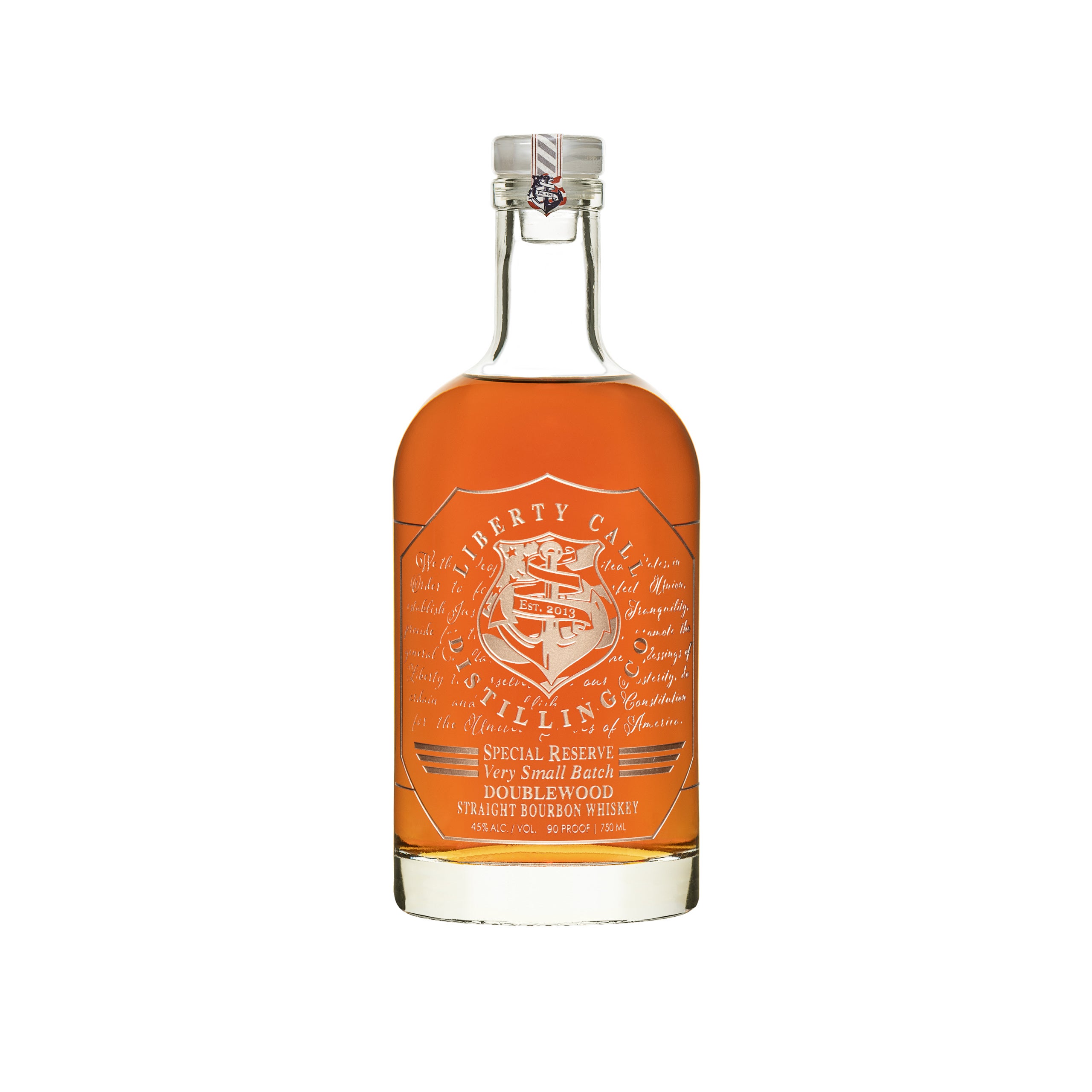 Doublewood Small Batch Bourbon 90 Proof | Liberty Call Distilling
